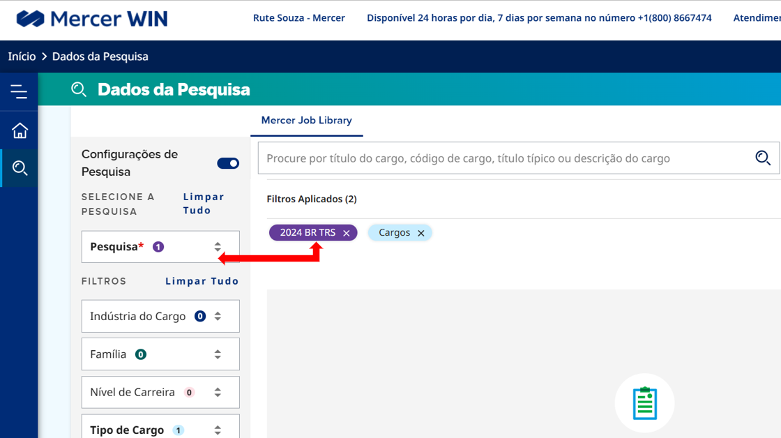 Como buscar um cargo no Mercer Win – Mercer